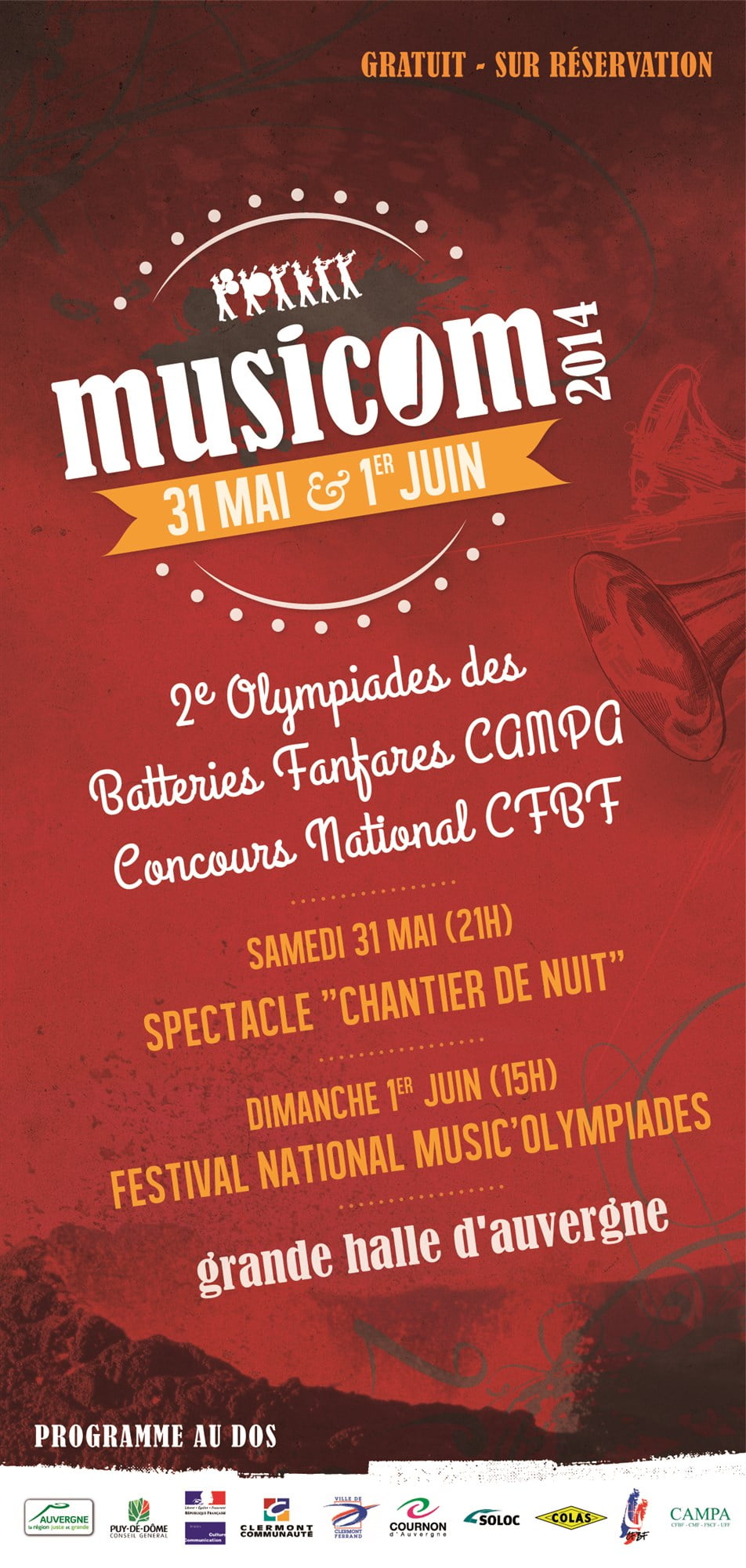 MUSICOM 2014 Olympiades CAMPA – Concours National CFBF – Programme des ...