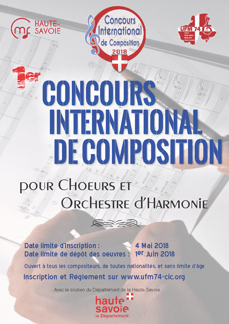 Première édition du Concours International de Composition pour harmonie ...